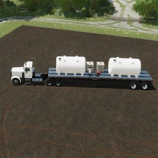 SPRAYER TENDER TRAILER - WHITE TANKS » GamesMods.net - FS19, FS17, ETS ...